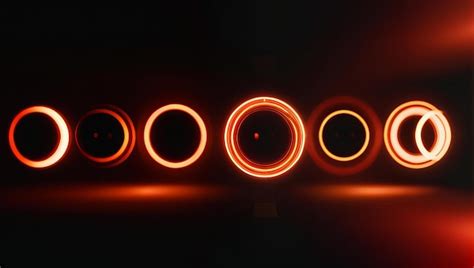 Overlapping Circles In Varying Sizes And Bright Colors Premium Ai Generated Image