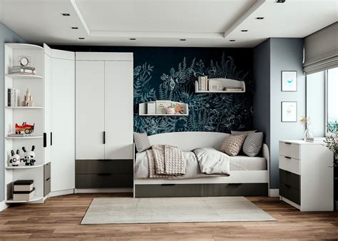 Детская «Лавис Белый Графит купить в магазине Парк Мебели Цена Фото