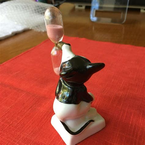 Rare Mickey Mouse German Porcelain 2 Minute Egg Timer Circa 1932 34