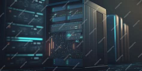 premium ai image server computer for big data storage and cloud