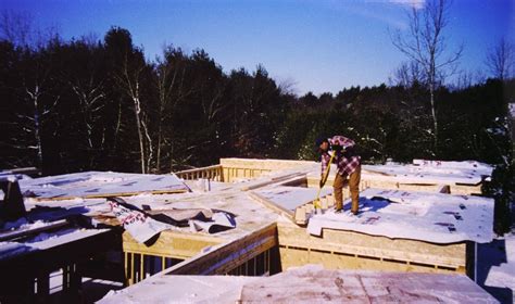 Trimming Gable Ends On The Ground Before Standing Them Up Fine Homebuilding