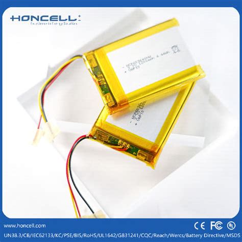 Buy Wholesale China Rechargeable Lithium Polymer Battery Mah V Wh Battery