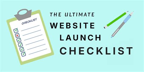 Website Launch Checklist 20 Essential Tasks Before Going Live