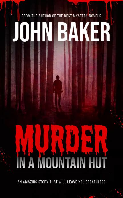 Murder Mystery Book Cover Template Postermywall