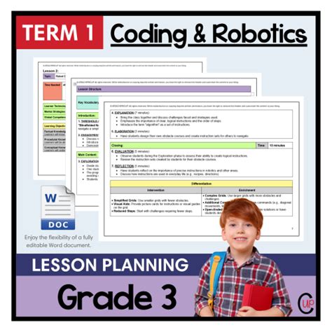 Grade 3 Coding And Robotics Step By Step Caps Aligned Term 1