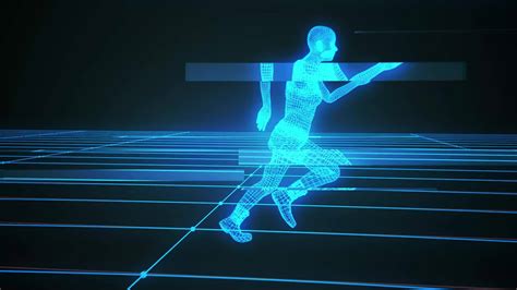 Running Human Figure Digital Rendering 29595584 Stock Video At Vecteezy