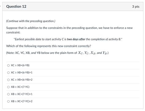 solved problem statement project crashing consider a