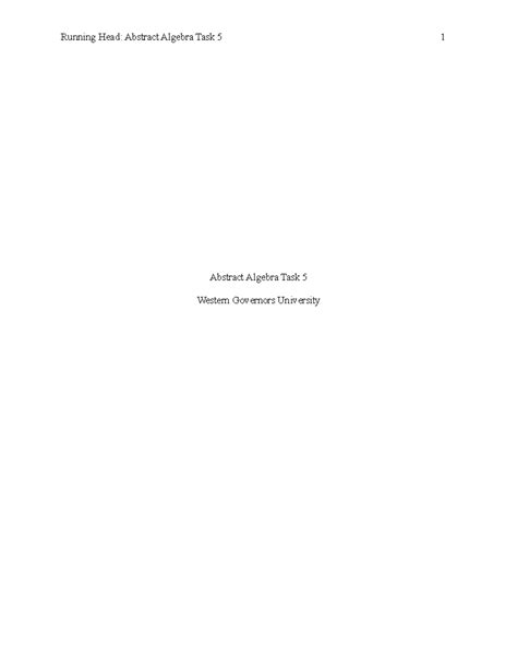 Abstract Algebra Task Prove That The Given Function Is Operation Preserving The Function