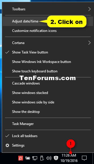 Add Or Remove Additional Clocks In Windows 10 Tutorials