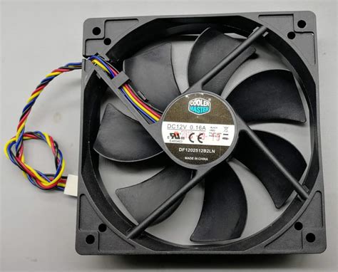 DF1202512B2LN 120 mm 12 cm Lüfter 120 x 25 DC 12 V Doppelkugel 4-Pin ...
