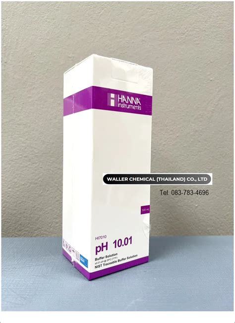 สารละลายมาตรฐาน Buffer Solution Ph 10 01 500ml Hanna อุปกรณ์วิทยาศาสตร์ เครื่องเเก้ววิทยาศาสตร์
