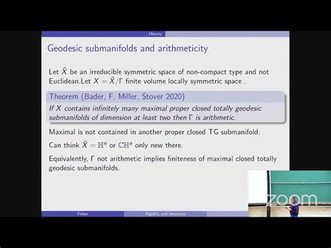 Free Video David Fisher Rigidity And Invariant Measures Beyond Homogeneous Dynamics From