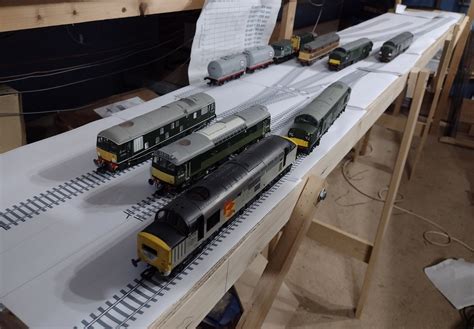 Pig Hill Diesel Locomotive Stabling And Servicing Yard British