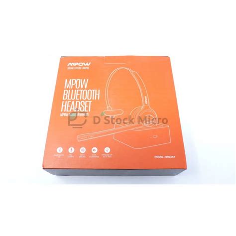 Mpow Bluetooth Headset Model Bh231a