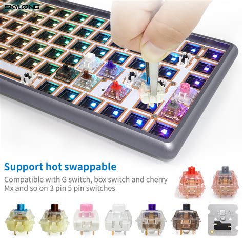 Buy Wholesale China Skyloong Hot Swappable Cnc 84 Keys Wireless