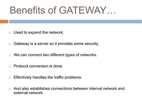 PPT On Basic Of Gateway PPTX