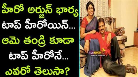 Arjun Sarjas Wife Niveditha Unknown Facts Chai Pakodi