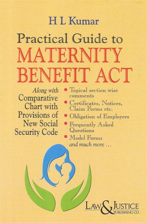 Practical Guide To Maternity Benefit Act Mandj Services The Eclectic Law Bookstore