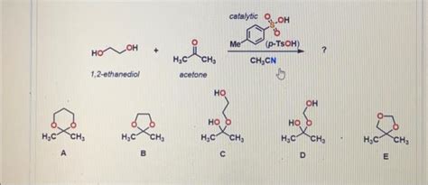 Solved 12 Ethanediol Acetone Mathrm Ch 3