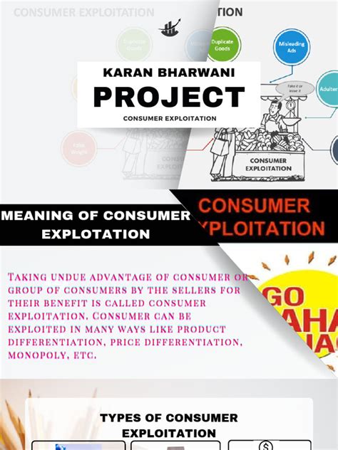 Understanding Consumer Exploitation Pdf Consumer Protection Prices