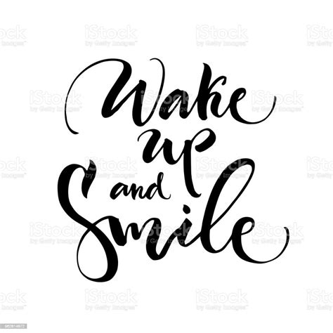 그리고 흰색 바탕에 글자를 미소 벡터 영감과 동기 부여 구입니다 사랑에 대한 스톡 벡터 아트 및 기타 이미지 사랑 인용 문자 개념 Istock