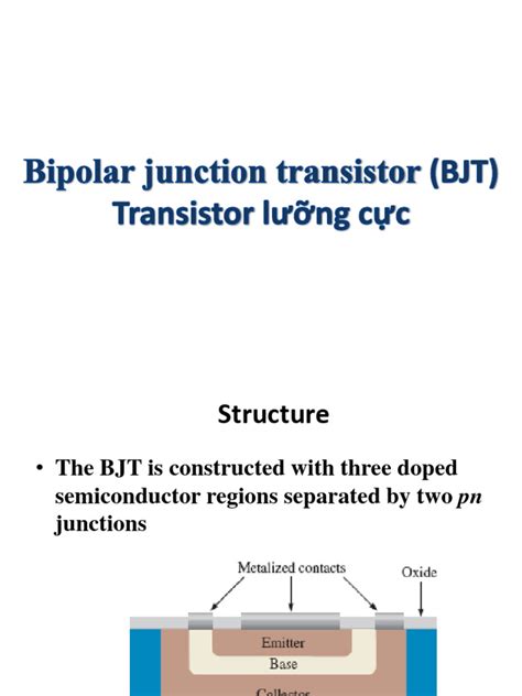 Bjt 1 Pdf Bipolar Junction Transistor Electrical Resistance And Conductance