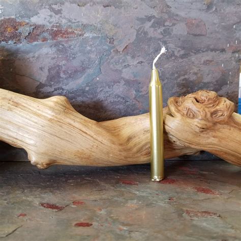 Taper Candles Small Chime For Blessing Ritual Or Spell Work Gold