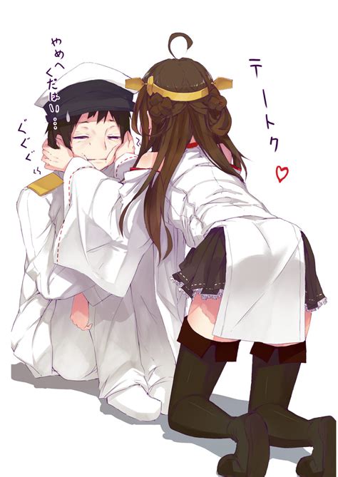 Admiral And Kongou Kantai Collection Drawn By Yuui Hutabakirage Danbooru