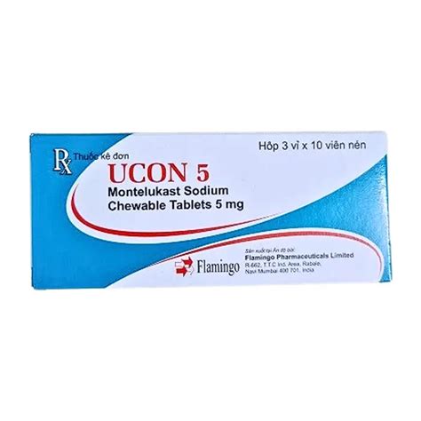 Ucon 5 3 Vỉ X 10 Viên Điều Trị Hen Suyễn Mạn Tính Nhà Thuốc