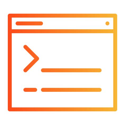 Cmd Generic Gradient Outline Icon