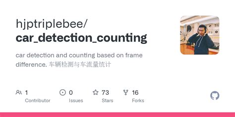 Github Hjptriplebeecardetectioncounting Car Detection And Counting Based On Frame