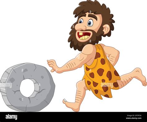 Caveman Chiseling Stone Tablets