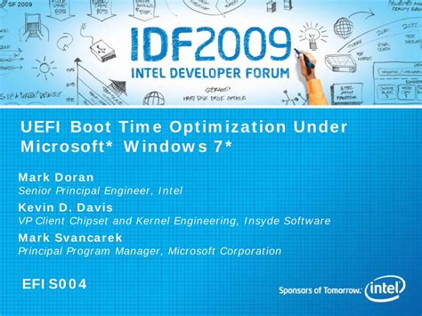 PDF UEFI Boot Time Optimization Under Windows UEFI Boot Time Optimization Under Microsoft