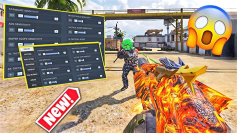 Best Sensitivity Settings For Cod Mobile Youtube