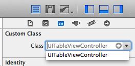 Ios Cannot Select Custom Class For Table View Controller
