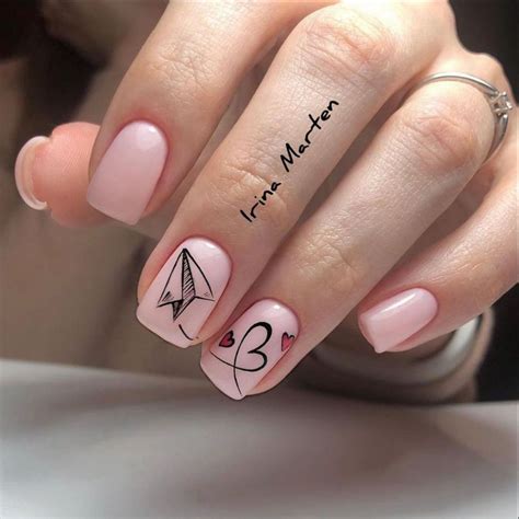 Pin By Fabiana Laricchio On Nail Designs Valentines Day Blush