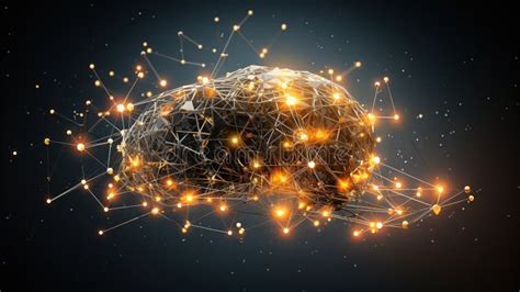 The Concept Of Data Flow From The Digital Human Brain Machine Deep Learning Artificial