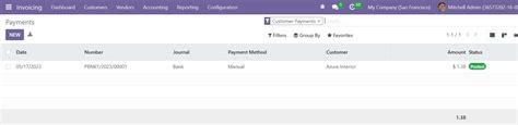 Register Payment In Odoo Invoicing App Odoo V Community Edition Book