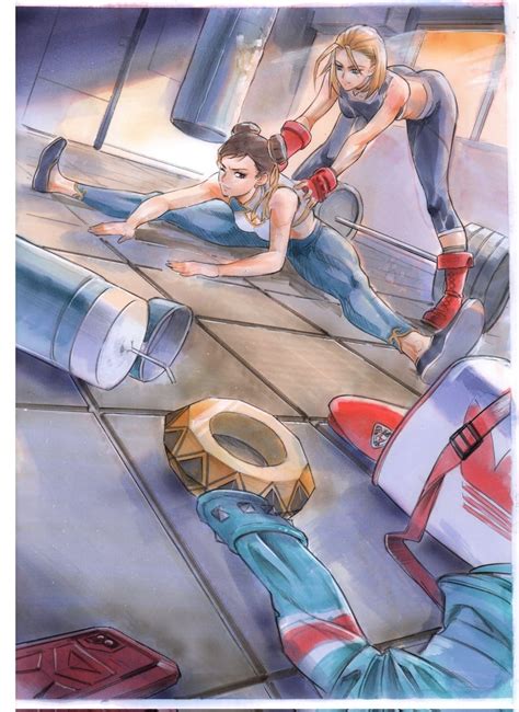 Chun Li And Cammy White Street Fighter And 1 More Drawn By Rodrigo