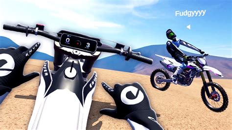 Motocrossing With Fudgy In Virtual Reality Motox Vr Gameplay Youtube