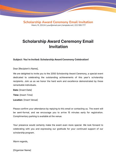 Free Ceremony Templates To Edit Online