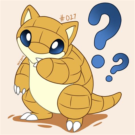 Sandshrew Pokemon Drawn By Mirzers Danbooru
