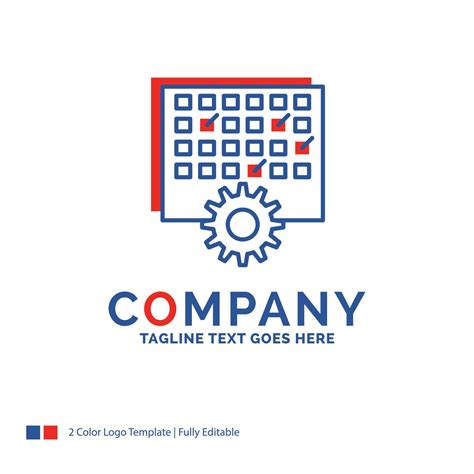 Company Name Logo Design For Event Management Processing Schedule