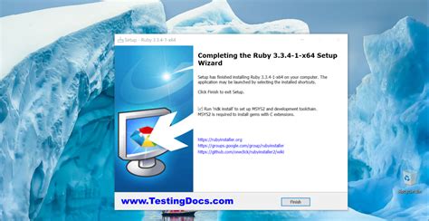 Download And Install Ruby On Windows Testingdocs