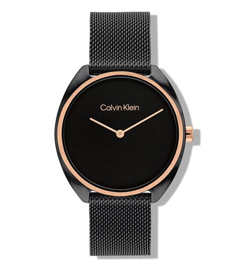 Calvin Klein Reloj Para Mujer Adorn Casual Rosa Negro El Palacio De Hierro