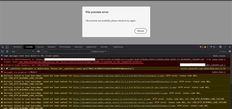 File Preview Error Demo Works But Not The New Pdf Adobe Community