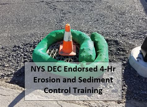 nys dec endorsed 4 hour erosion and sediment control online training