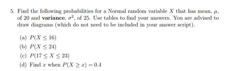 solved 1 the continuous random variable x has pdf given by