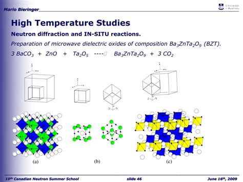 Ppt Neutron Powder Diffraction Mario Bieringer Department Of Chemistry University Of Manitoba