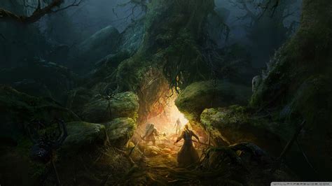 Tree Cave 4k Uhd Wallpaper For Ultrahd Desktop And Tv Widescreen And